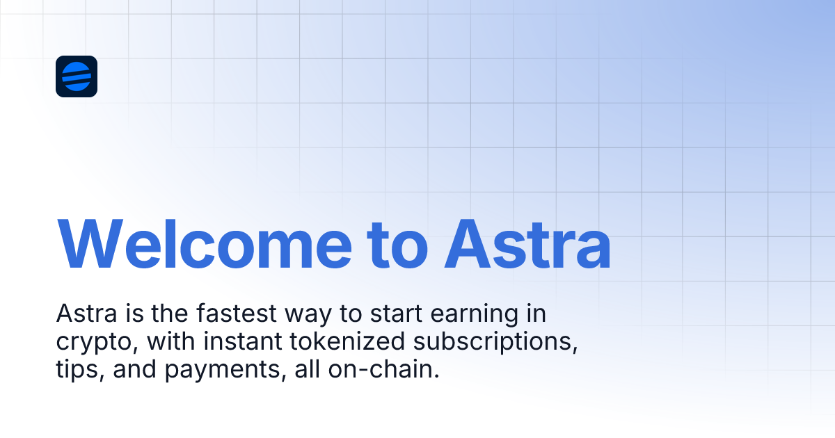Welcome to Astra | Astra Docs